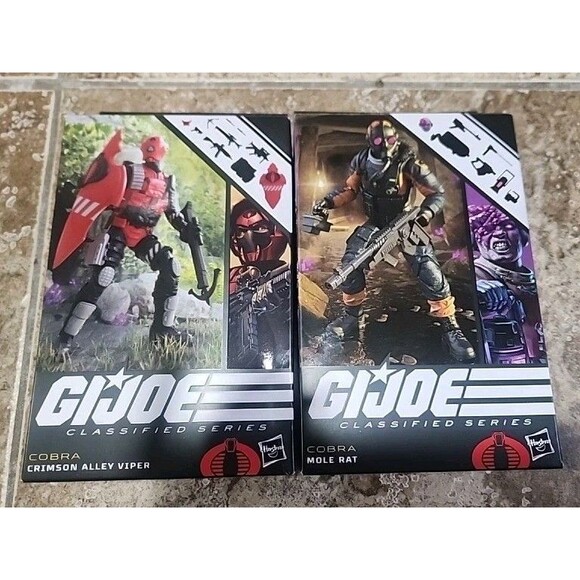 Hasbro | Toys | Gi Joe Classified Series Cobra Mole Rat Crimson Valley ...
